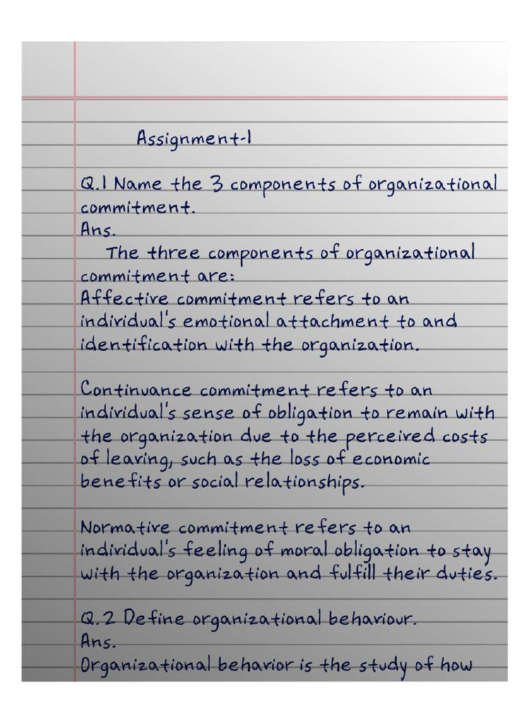 OB Assignment-1 Compressed | PDF