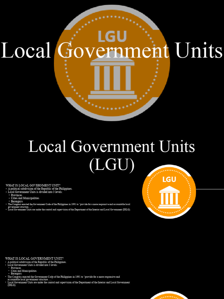 Understanding Local Government Units in the Philippines | PDF ...