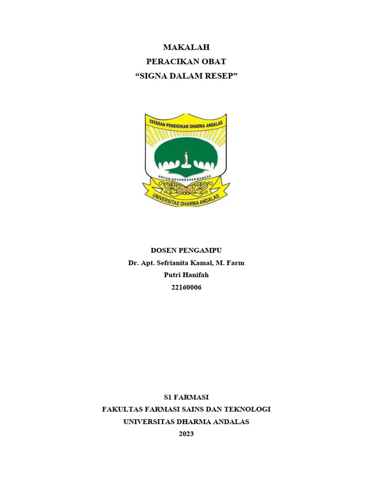 Makalah Signa P3 | PDF