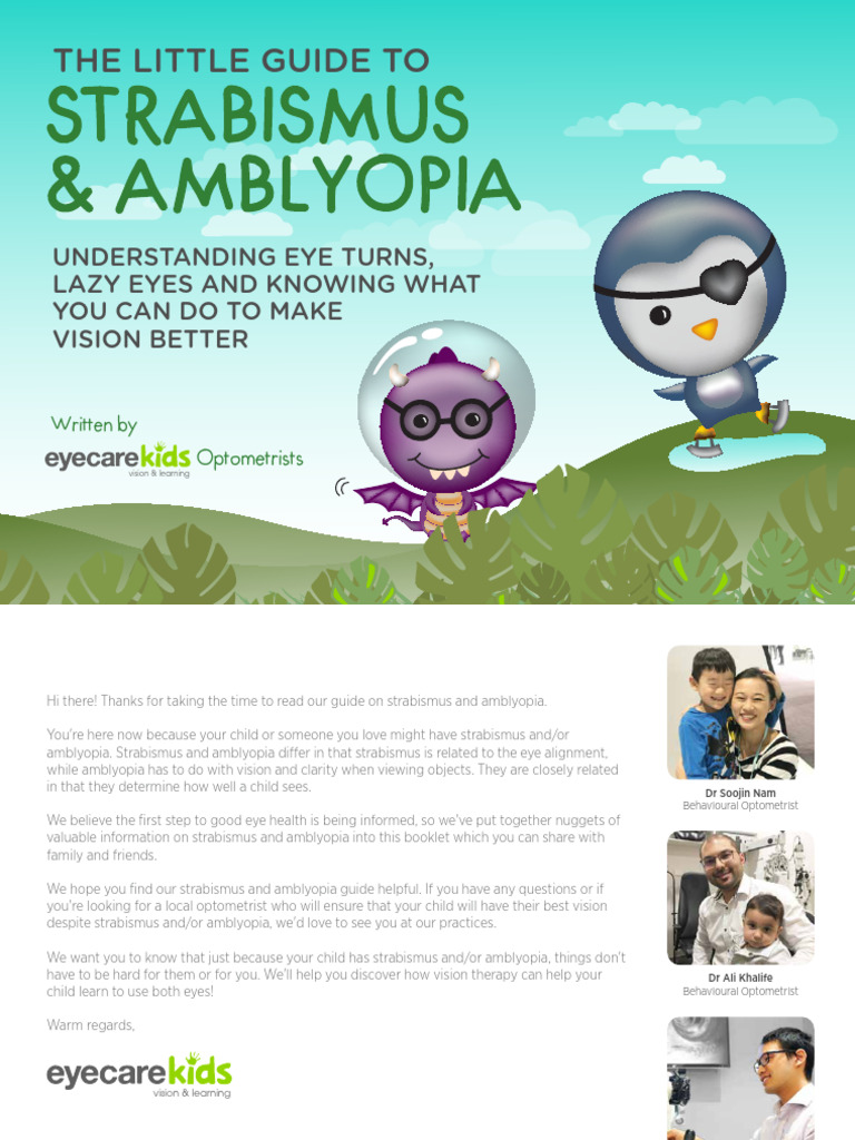 ECK The Little Guide To Strabismus and Amblyopia | PDF | Ophthalmology | Medical Specialties