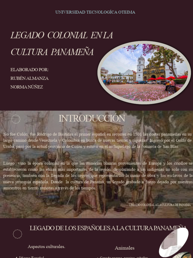 Legado de La Ëpoca Colonial A La Cultura de Panamá | PDF | Panamá