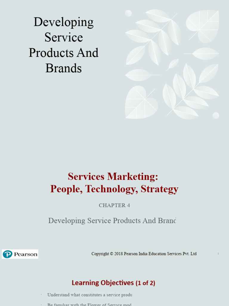 Developing Service Products and Brands | PDF | Business