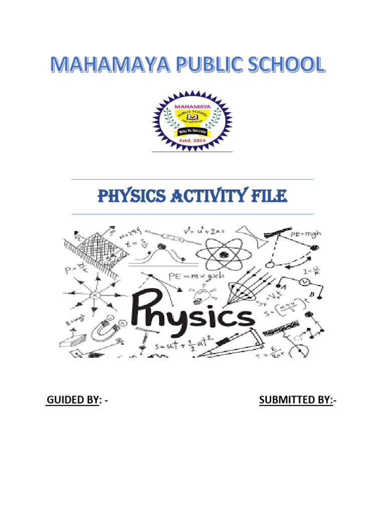Physics Activity File | PDF | Series And Parallel Circuits | Diffraction