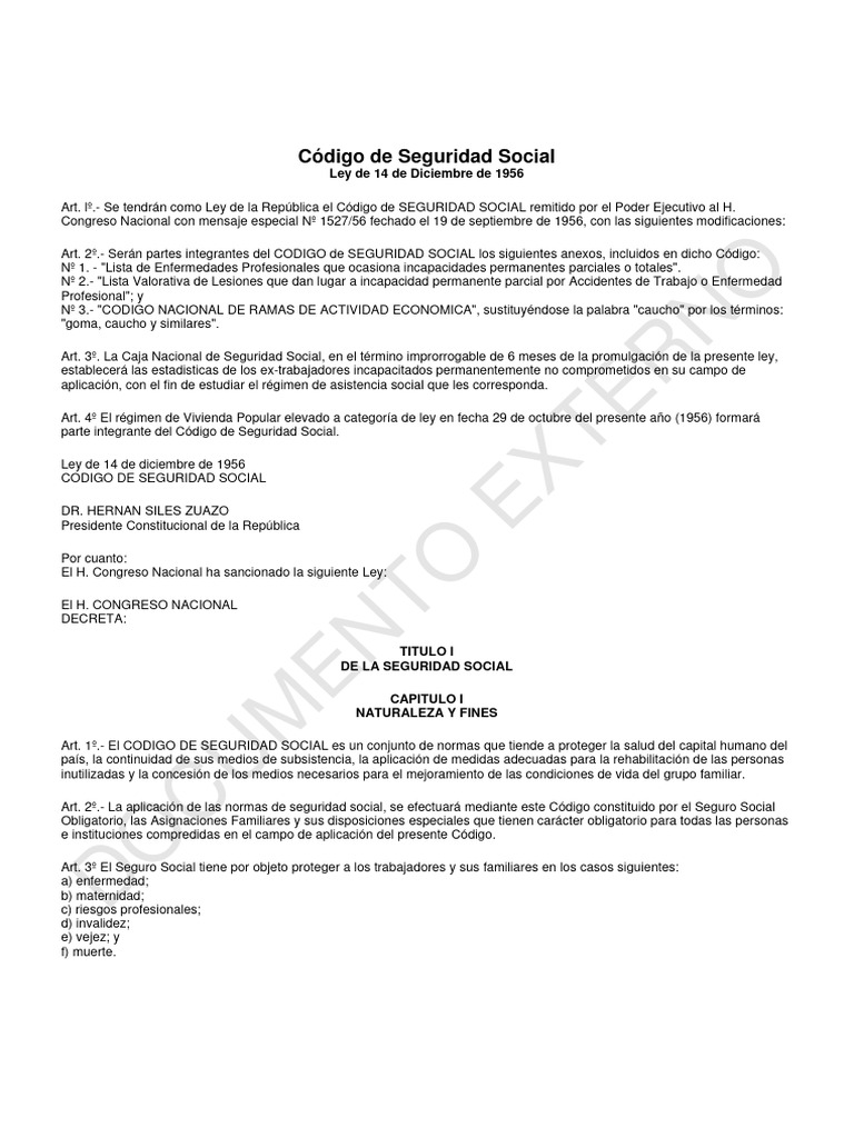 Codigo de Seguridad Social (Sacdo de La Paguina) | PDF | Salario ...