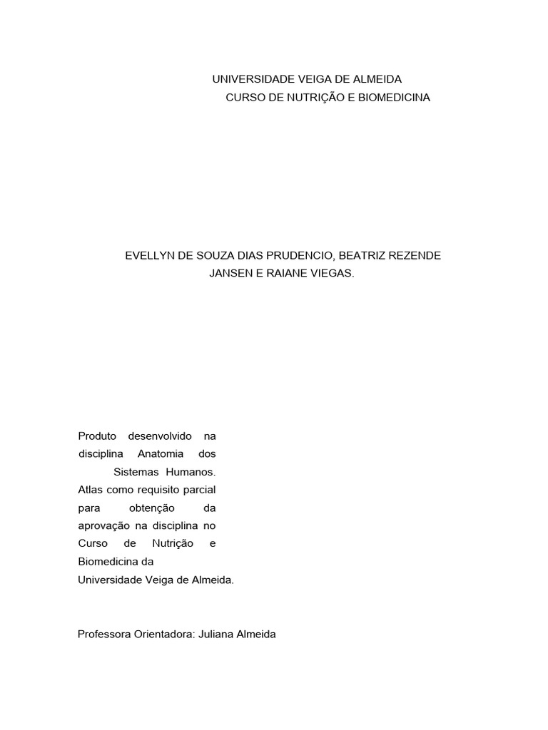Anatomia Final | PDF | Sistema circulatório | Corpo humano