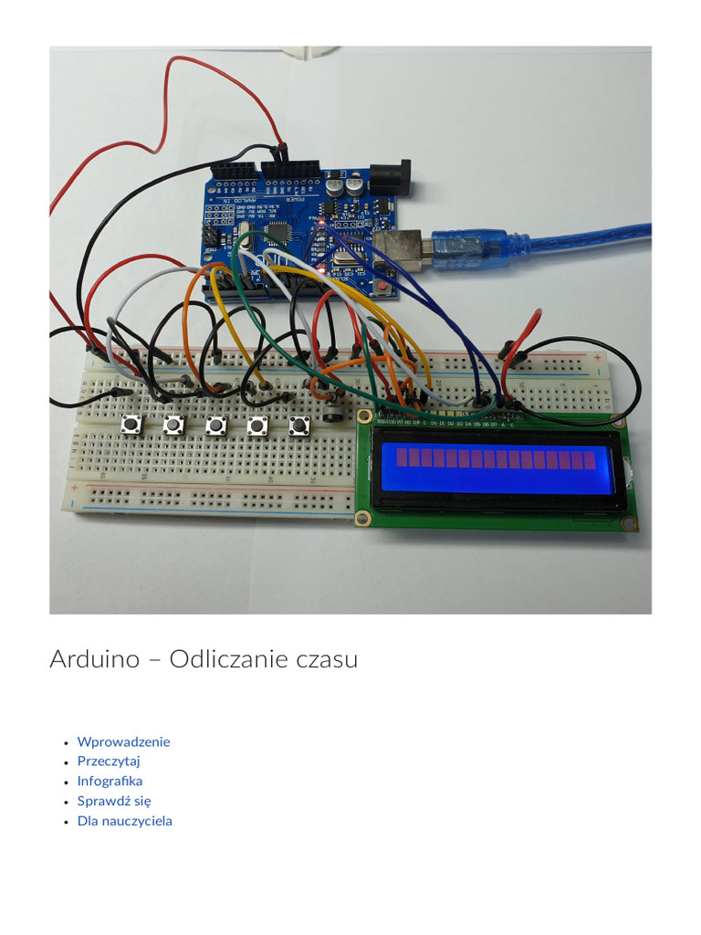 Arduino_-_Odliczanie_czasu | PDF