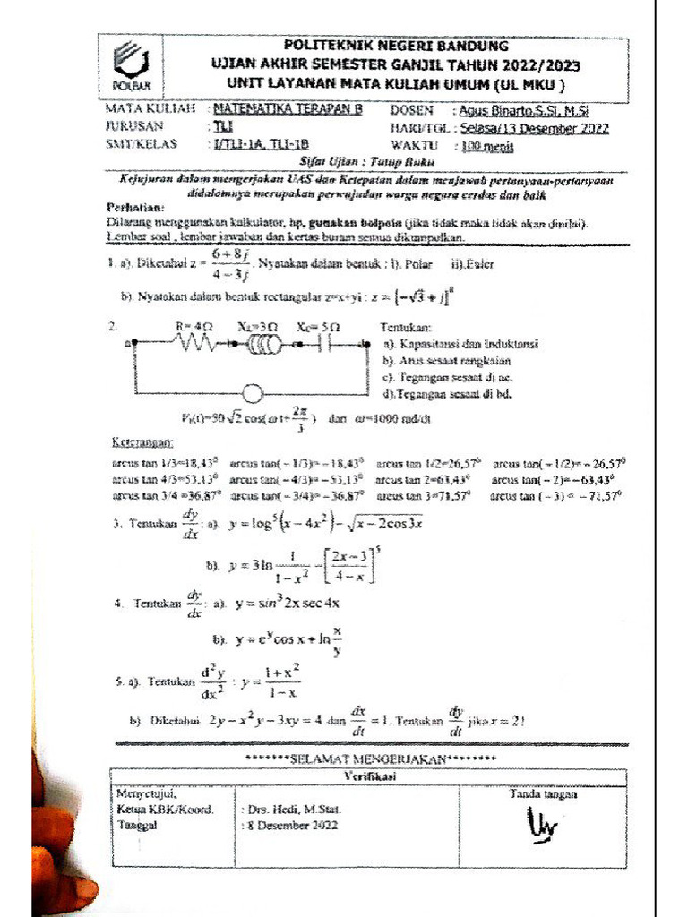 Uas Matematika Terapan | PDF