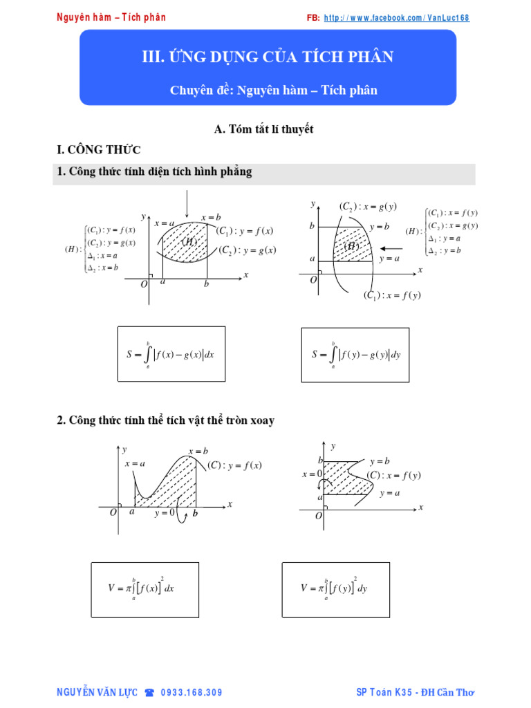 NG D NG C A Tích Phân | PDF