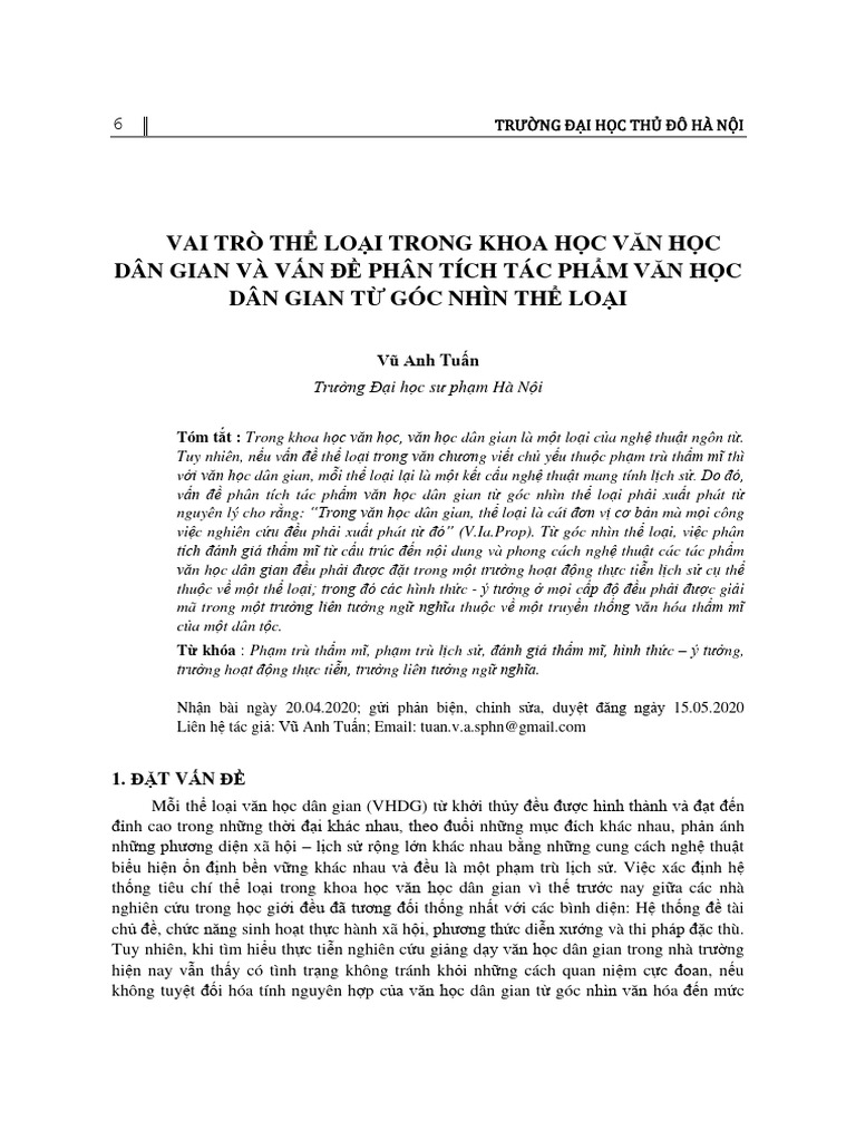 Vũ Anh Tuấn - Vai-Tro-The-Loai-Khoa-Hoc-Van-Hoc-Dan-Gian-Tac-Pham-Van-Hoc-Dan-Gian-Goc-Nhin-The ...