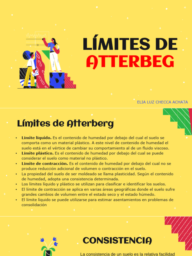 Límites de Atterberg en Suelos Cohesivos | PDF | Materiales | Ciencias ...