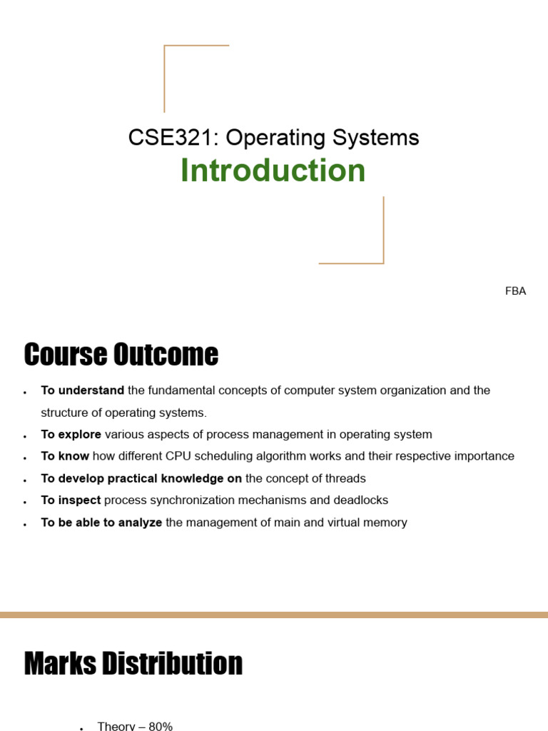 Operating Systems-1-Introduction - Structure - Updated | PDF | Operating System | Process ...