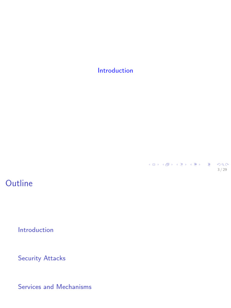 Introduction To Security Sevices, Attacks and Service Mechanism | Download Free PDF ...