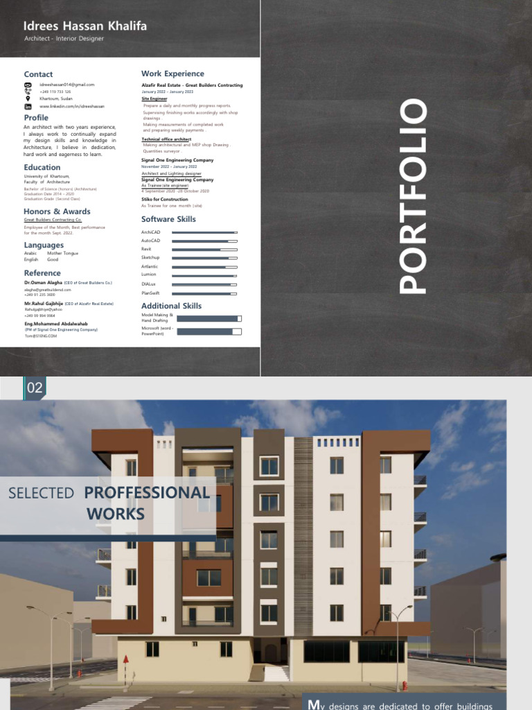 Portfolio | PDF | Architect | Engineering