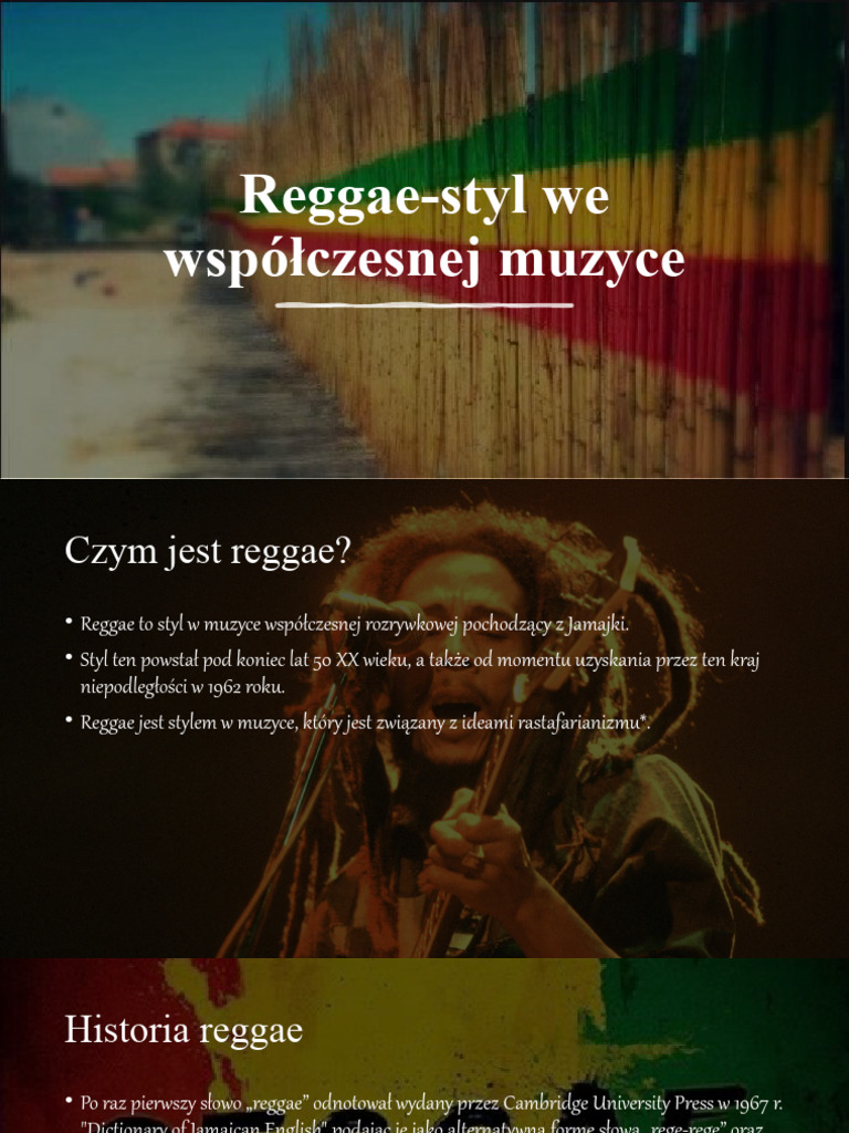 Prezentacja Na Temat Reggae | PDF