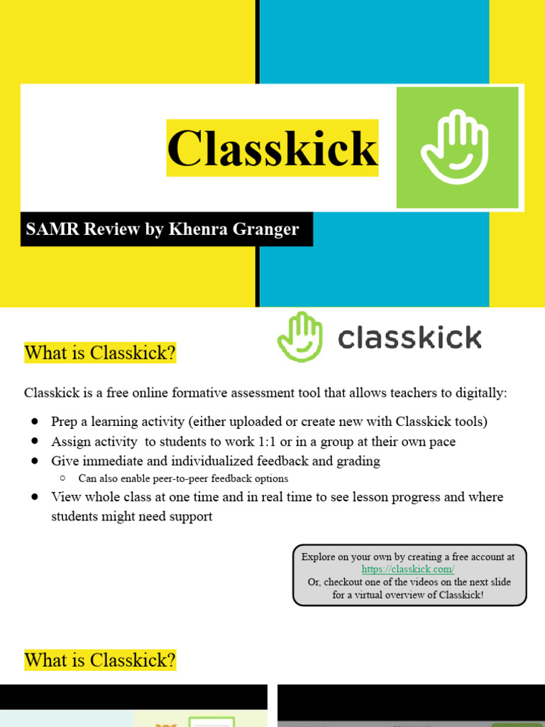 Classkick: A Teacher's Digital Ally | PDF | Learning | Multimedia