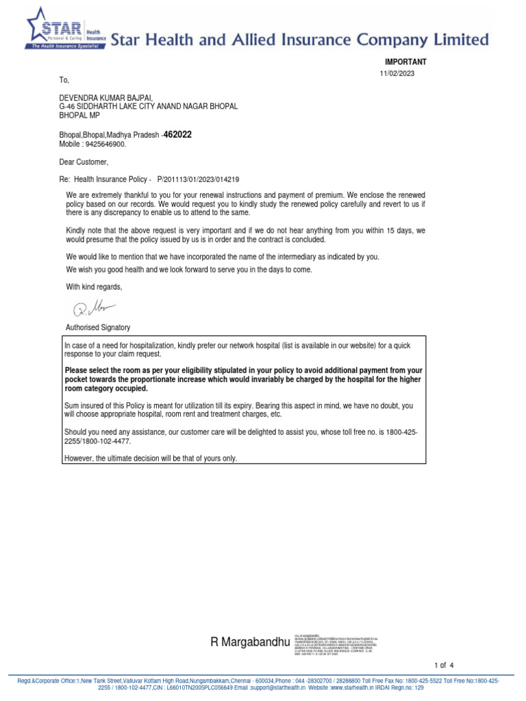 Policy Doc | PDF | Insurance | Invoice