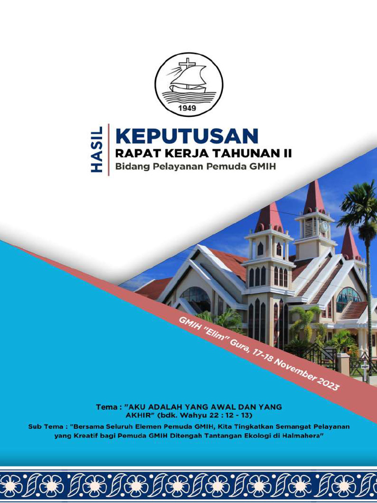 Himpunan Keputusan RAKERTA II Pemuda GMIH | PDF