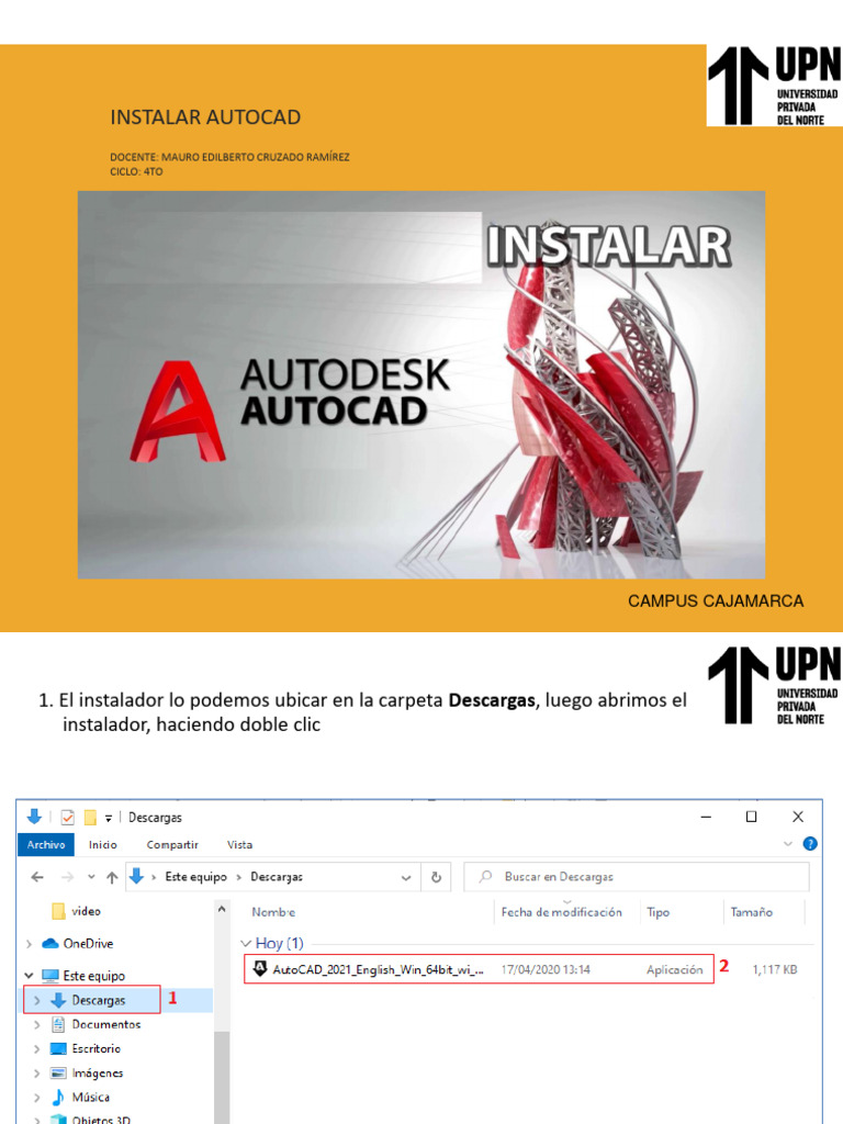 V3 Instalar AutoCAD | PDF