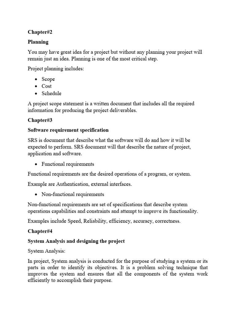 Chapter 2 | Download Free PDF | System | Specification (Technical Standard)