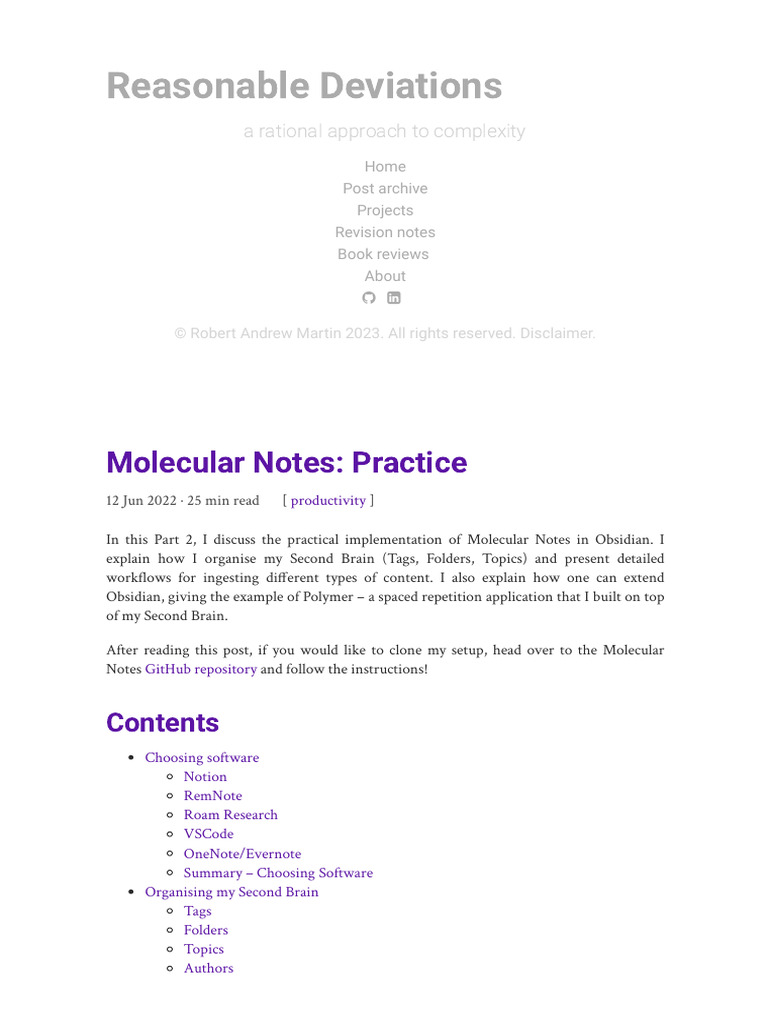 Molecular Notes - Practice Reasonable Deviations | PDF | Time Series ...