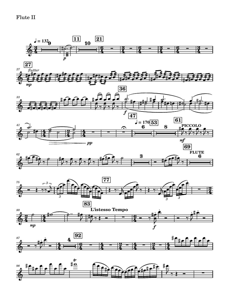 End Title-Flute II | PDF
