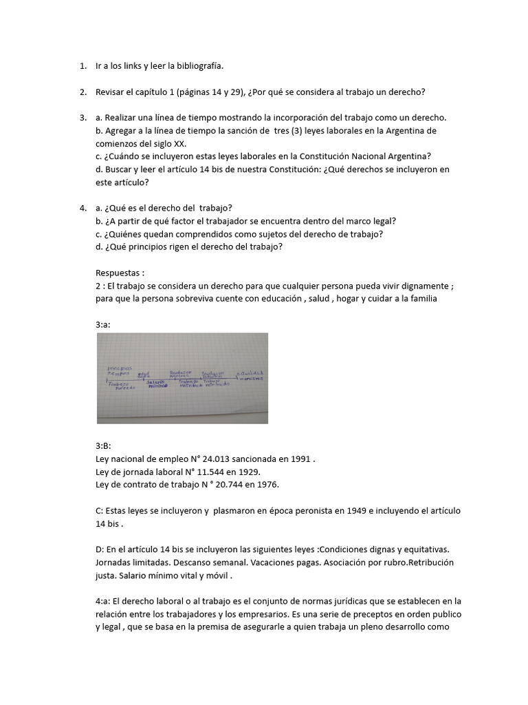 TP N 9 Derecho Al Trabajo | PDF