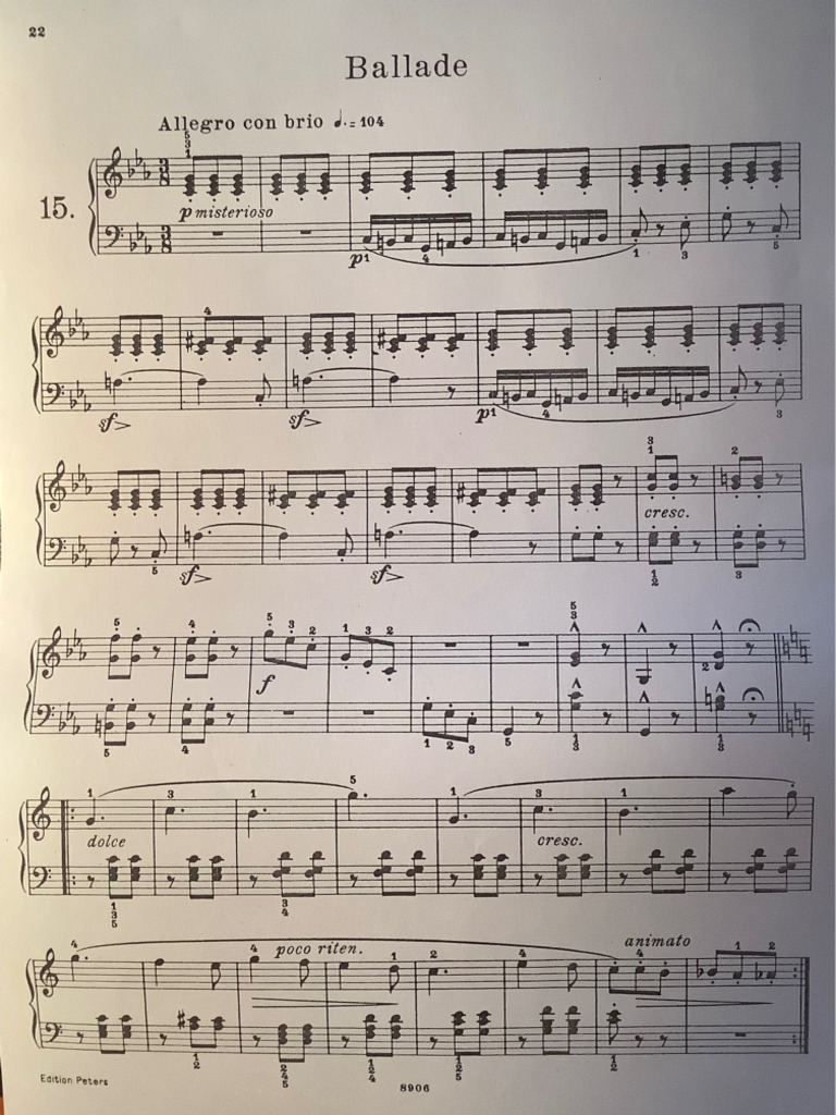 Ballade Piano.2 | PDF