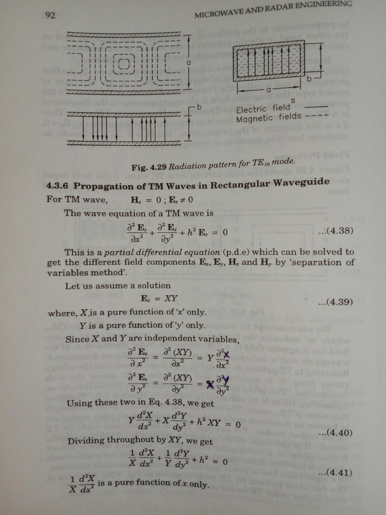 TM Waves in Rectangular W.G. | PDF | Waves | Wavelength