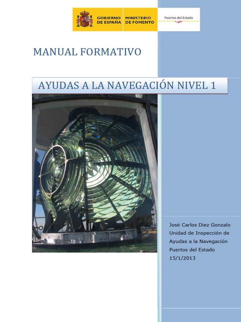 Manual de Ayudas a la Navegación Nivel 1 | PDF | Faro | Hidrografía