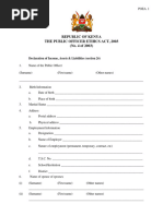 Wealth Declaration Form | PDF | Economies