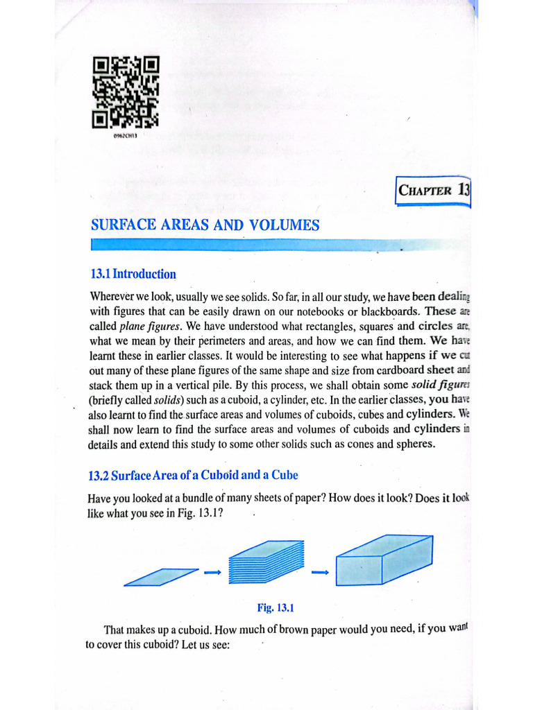 Surface Areas and Volumes | PDF