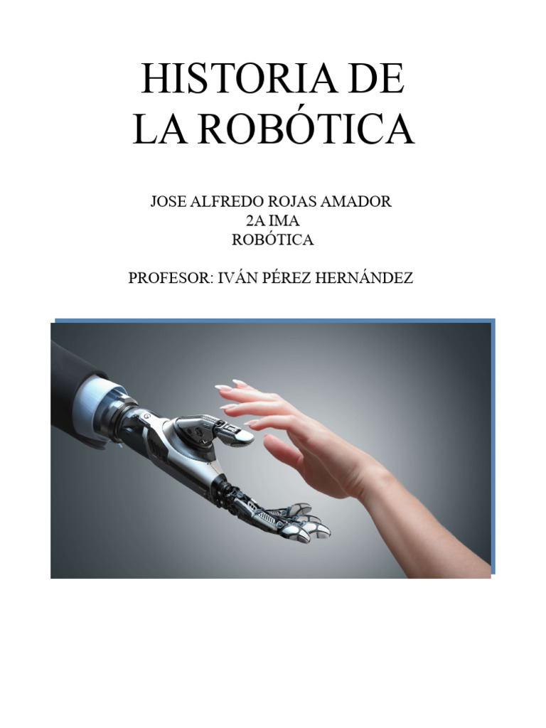Historia de La Robotica | PDF