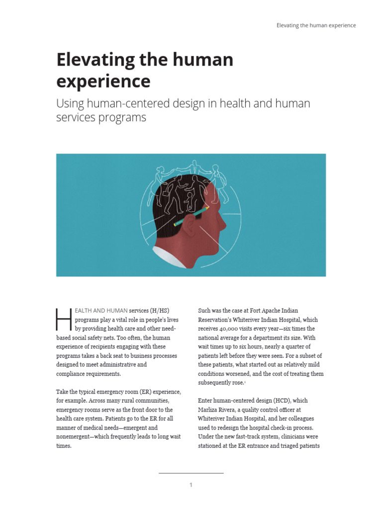 Human-Centered Design in H/HS Programs | PDF | Emergency Department