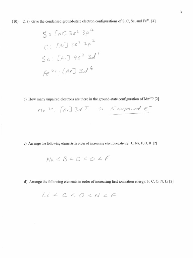 Chem 102 Final Exam 2021 Solutions | PDF Chem 102 Final Exam 2021 Solutions | PDF
