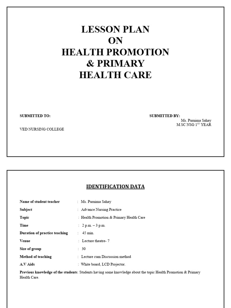 19.health Promotion & PHC | PDF | Health Promotion | Health Care