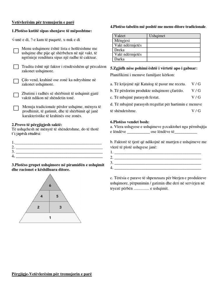 AFTE êSIM TEKNOLOGJIK 6 Modele Testesh | PDF