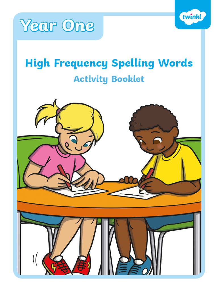 AU L 2549425 Year One HighFrequency Spelling Words Activity Booklet ...