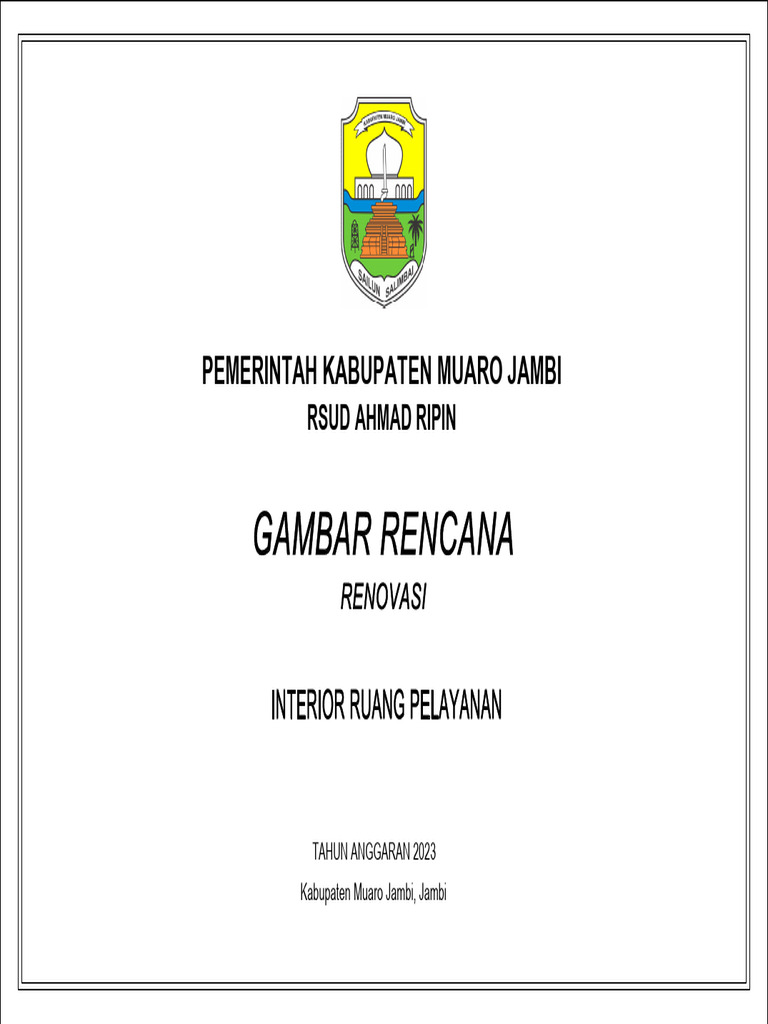 Contoh Gambar Rencana Interior | PDF