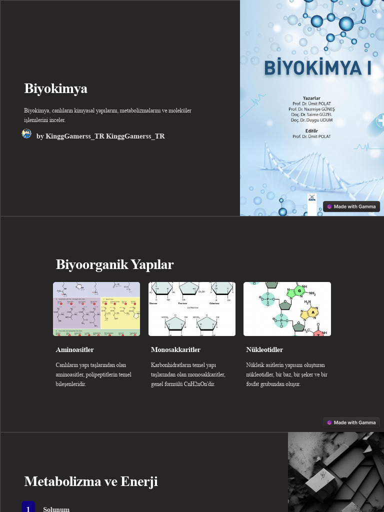 Biyokimya | PDF