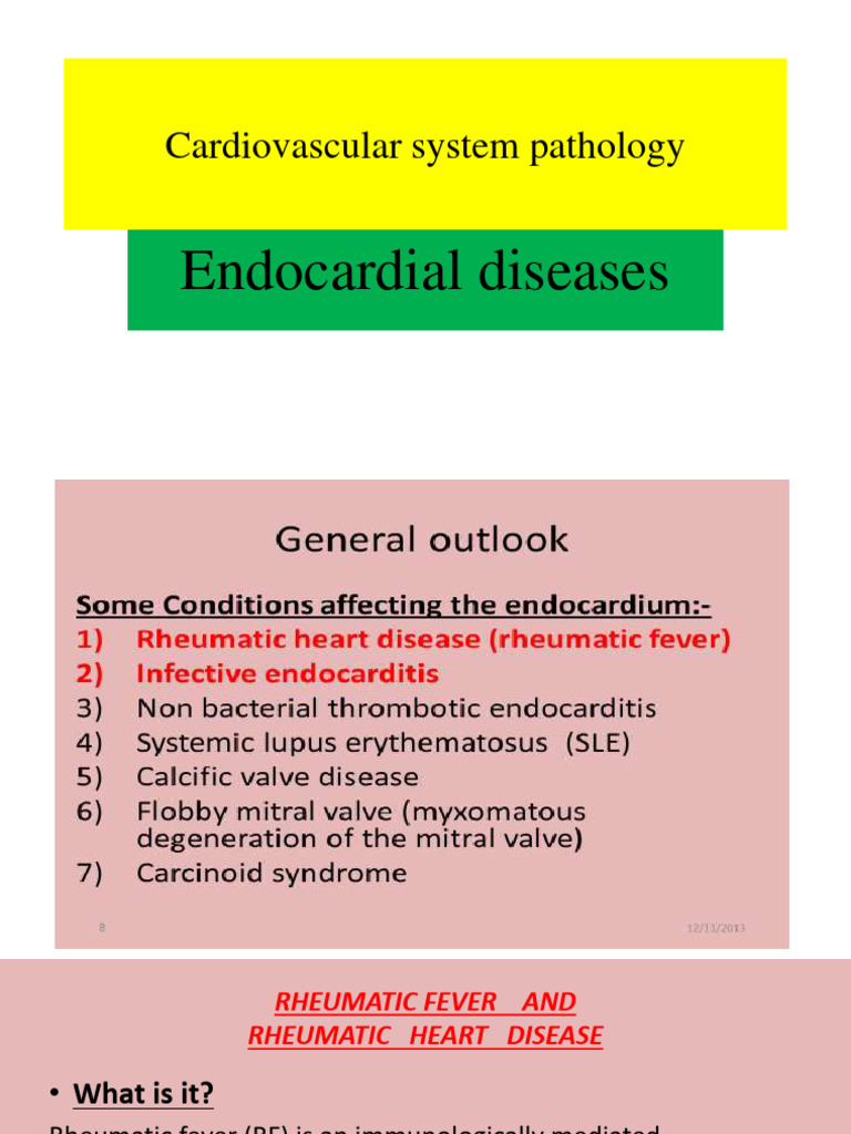 Endocardial Pathology | PDF | Cardiovascular System | Immunology