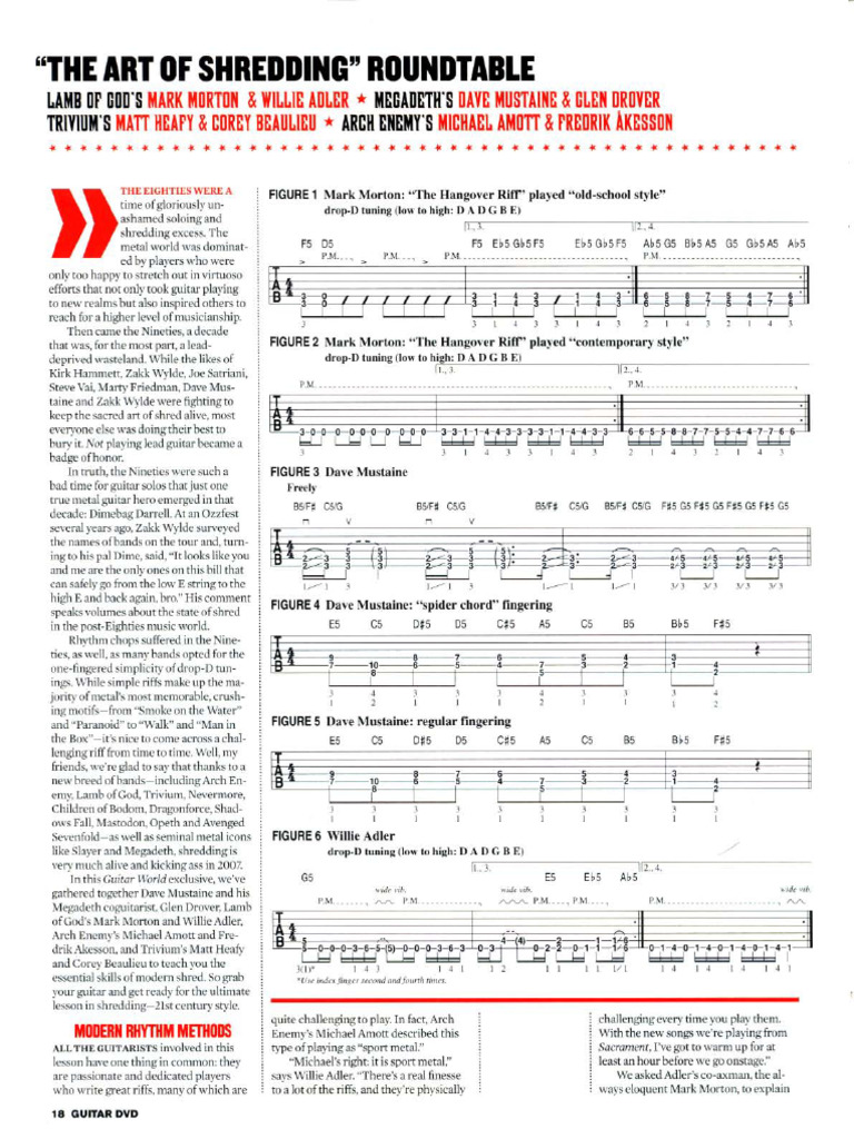 The Art of Shredding | PDF