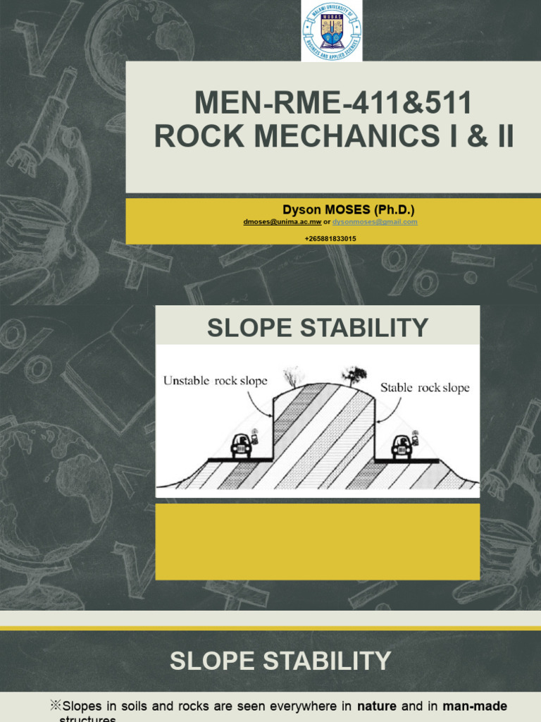 Lec6_Rock Slope Stability | PDF | Strength Of Materials | Civil Engineering