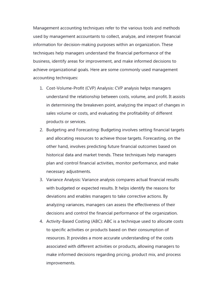 Chat Accounting E1 | PDF | Performance Indicator | Management Accounting