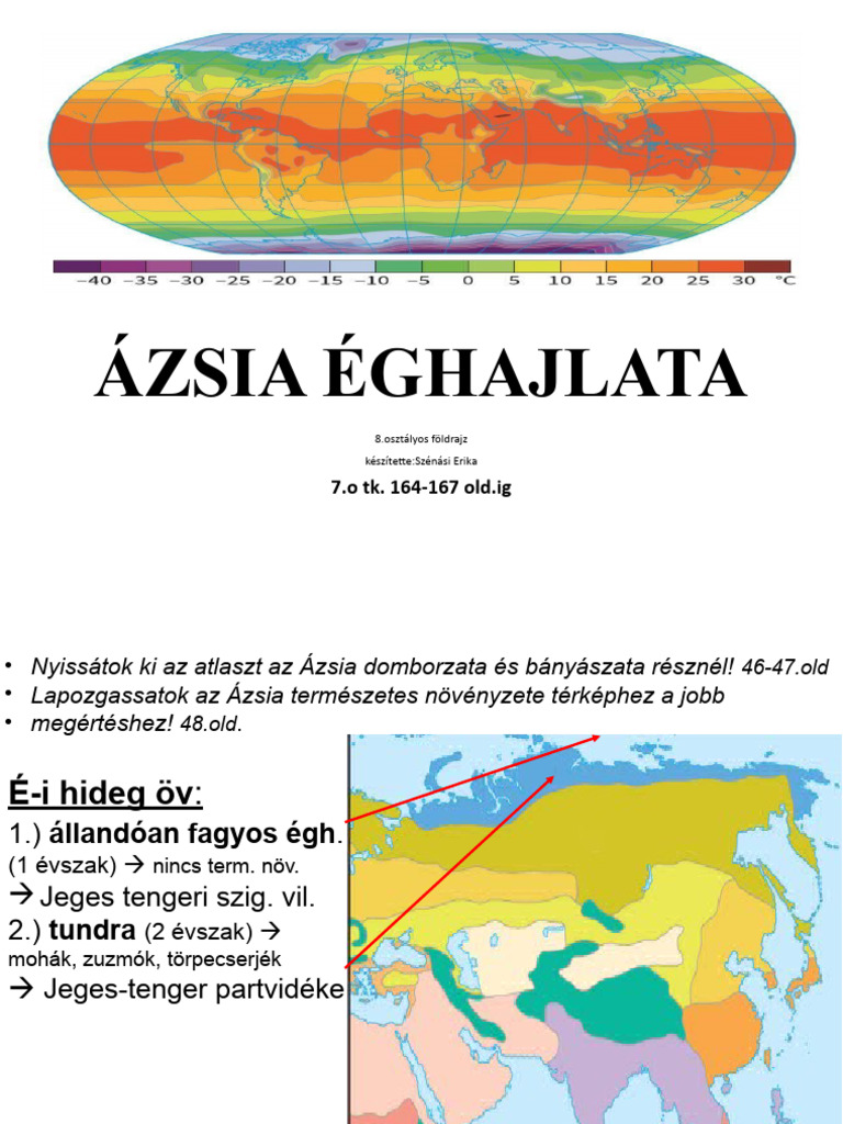 3.ázsia Éghajlata 8.o | PDF