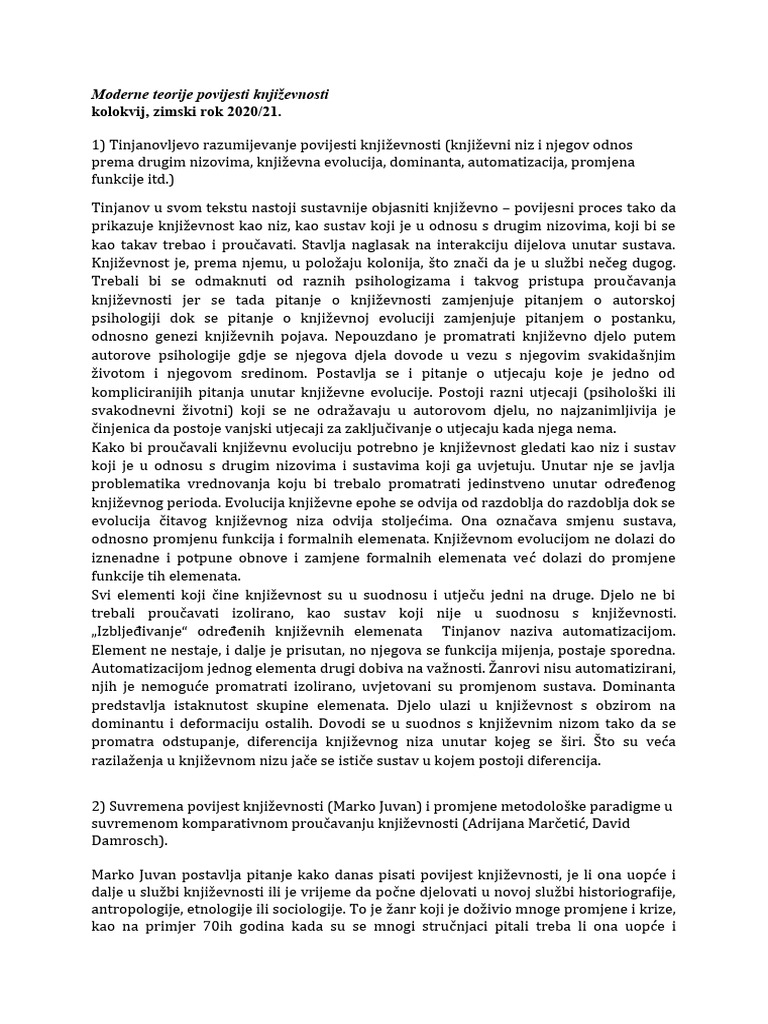 Kolokvij - MTPK | PDF