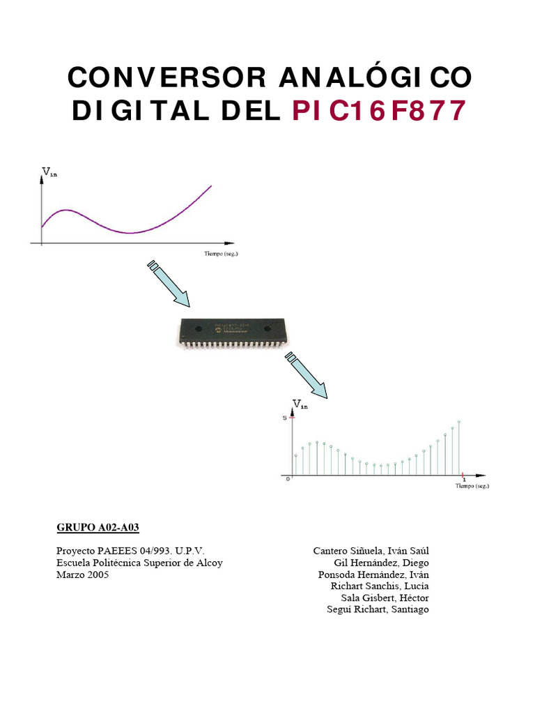 Conversor AD Del PIC16F877 | PDF | Tecnología