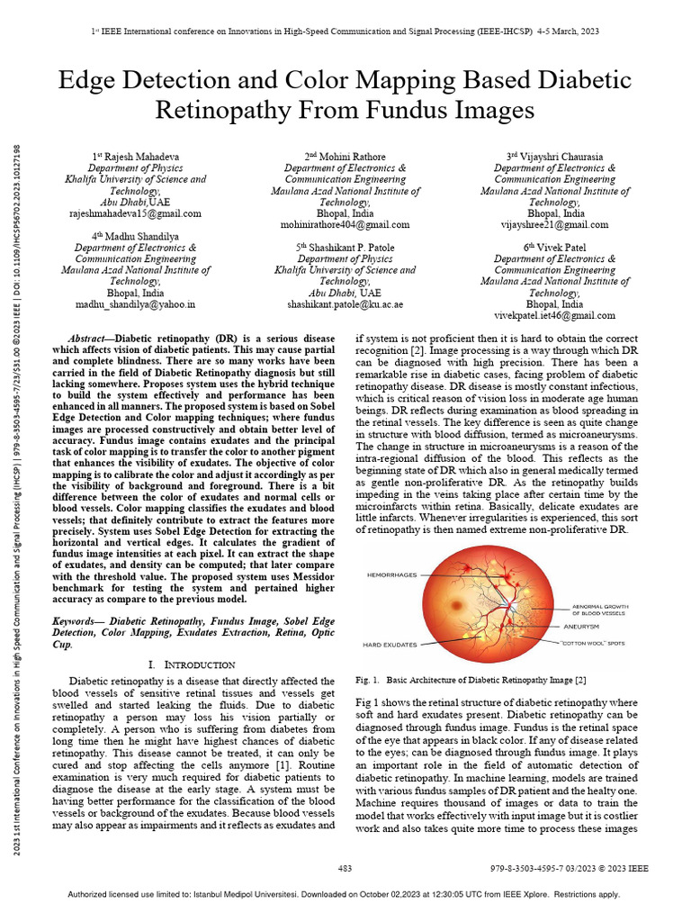 Edge Detection and Color Mapping Based Diabetic Retinopathy From Fundus ...