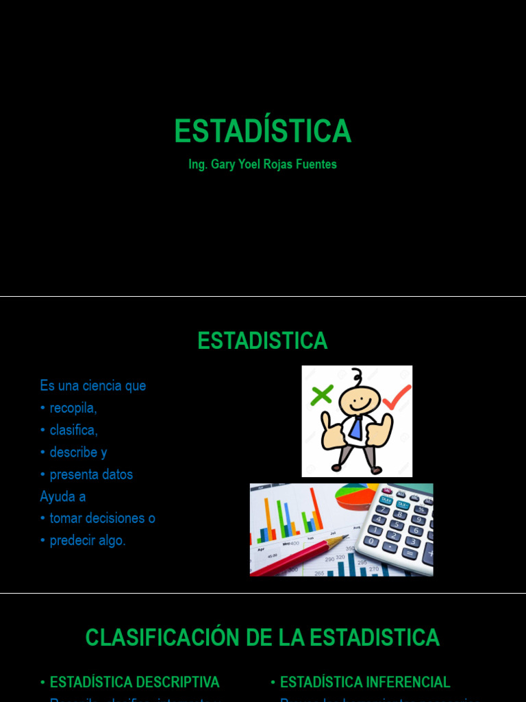 1.1 Conceptos Básicos, Investigación Estadística y Variables ... 1.1 Conceptos Básicos, Investigación Estadística y Variables ...