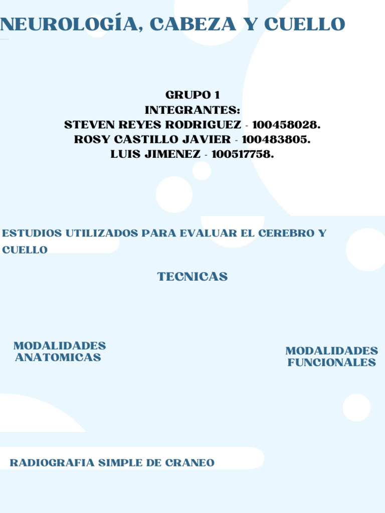 Exposición sobre neuroimágenes_compressed | PDF | Ct Scan | Cerebro