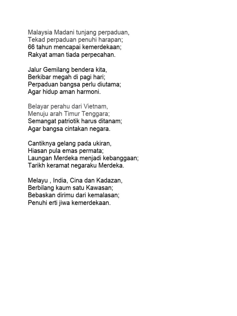 PANTUN MERDEKA 2023 | PDF